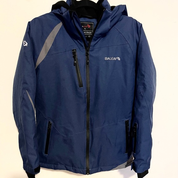 Baleaf | Jackets & Coats | Baleaf Ski Jacket Boys Size Xl Blue Gray ...